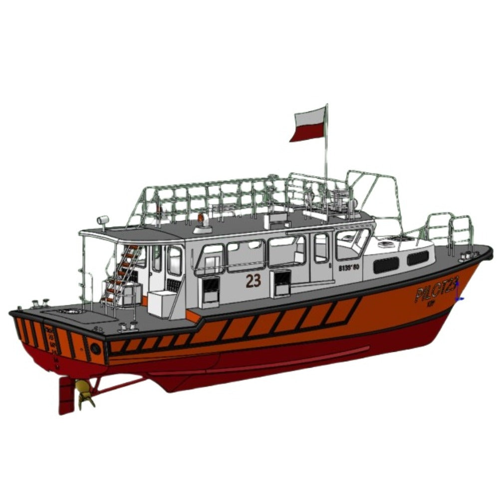 1/40 PILOT Pilotage Boat RC Assembled Ship Model KIT – VAJJEXRC