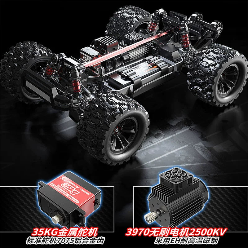 MJX 10208 1/10 Hyper Go 4WD Brushless Rc Monster Truck RTR – VAJJEXRC