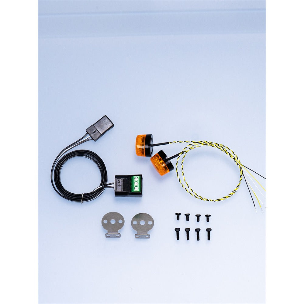 Dc5v 360 Degree Rotating Light for 1/14 1/14 Remote Control Tractor ...