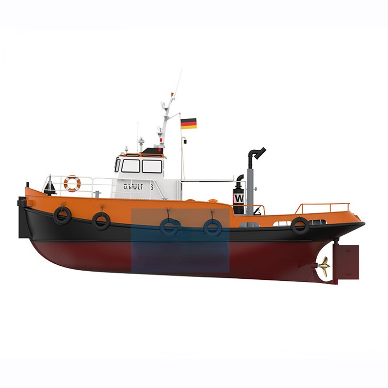 1/32 Port Boat WULF 6 Rc Tugboat Kit – VAJJEXRC