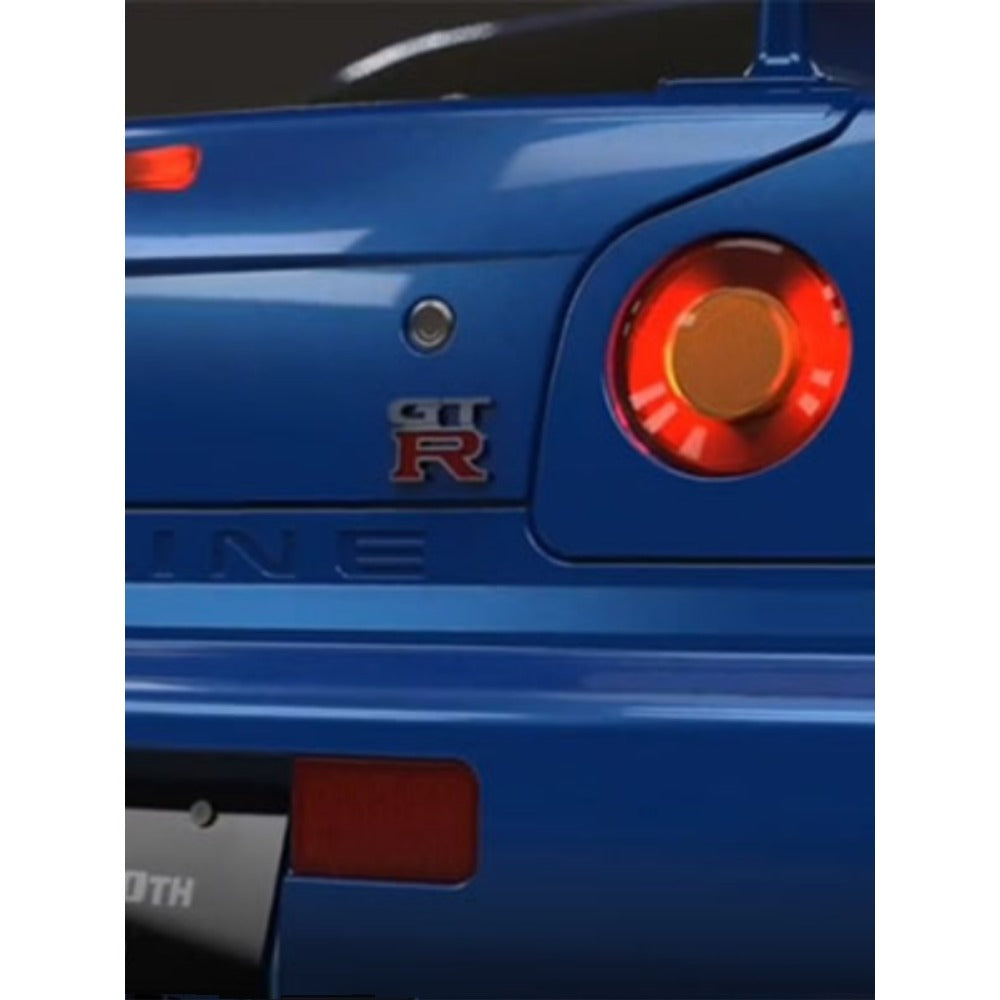CAPO Skyline GTR R34 1/8 All-metal Rc Flat Drift Car KIT Blue Gray ...