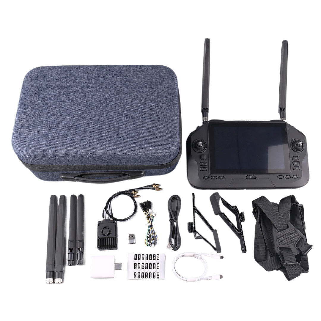 SIYI UniRC 7 UniRC 7 Pro Dual Frequency Band 2.4 5 GHz Handheld Ground ...