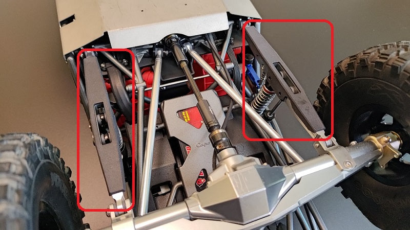 CAPO QUEEN rc car Chassis Armor Chassis Protection Rear Bracket – VAJJEXRC