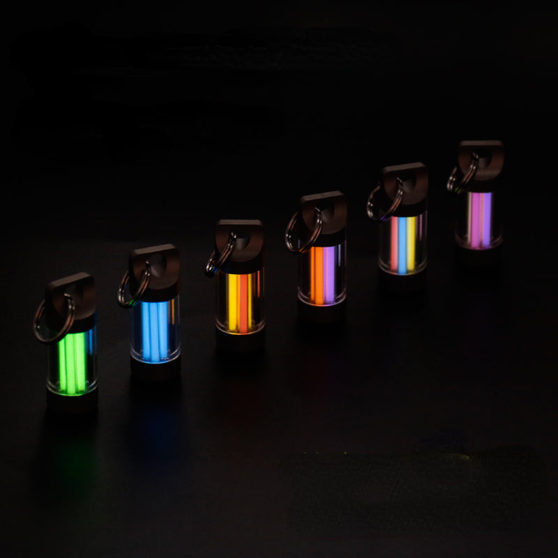 Titanium Acrylic 4-in-1 Tritium Tracheal Keychain Self-Illuminating for ...