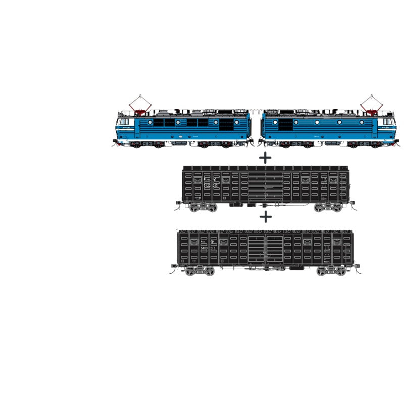 CMR HO Scale 1/87 Electric Train Freight Passenger Set – VAJJEXRC