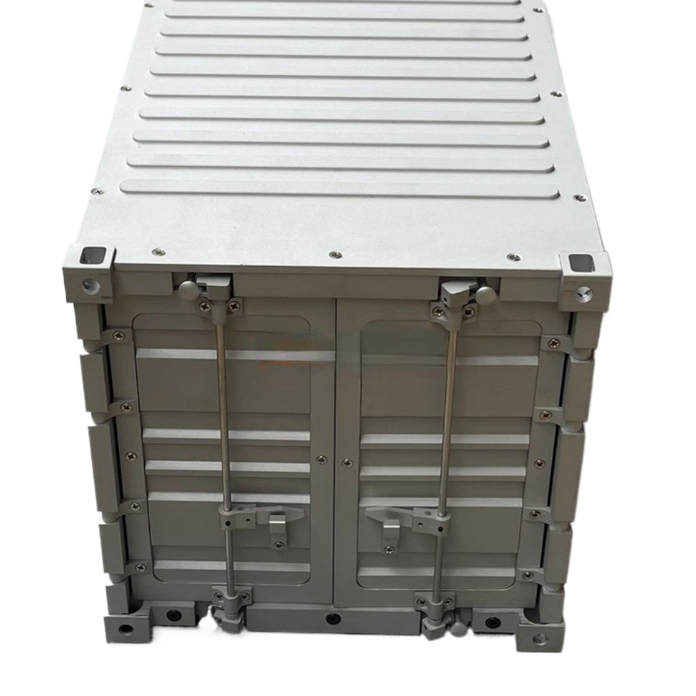 1/14 20 FT CNC Aluminum Container with Interior for 1/14 Tamiya Lesu Rc ...