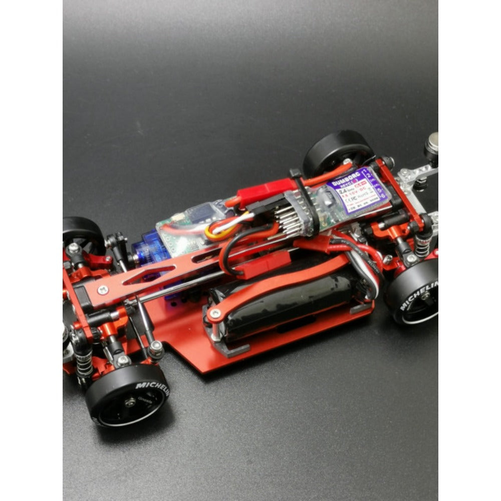1/24 METAL SHELL CHASSIS M4 AWD GYRO BRUSH MOTOR RC DRIFT CAR RTR ...