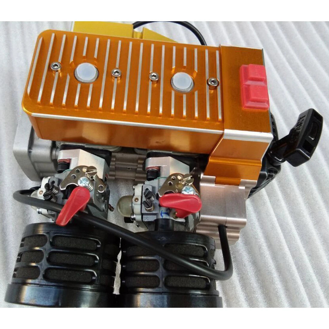 60cc Inline Double-Cylinder Gasoline Engine for 1/5 HPI BAJA LOSI 5T ...