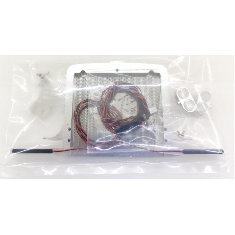 Aluminum Alloy Air Intake Cover with LED for 1/14 RC Tamiya King Hauler ...