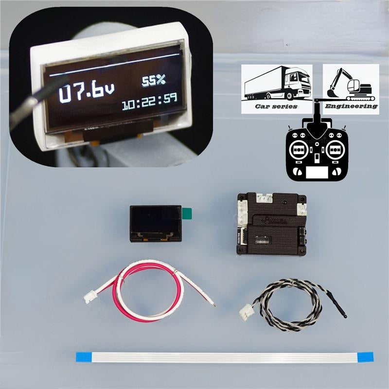 LCD Cab Interior Display for 1/14 Tamiya Rc Tractor Scania 770s R620 Rc ...