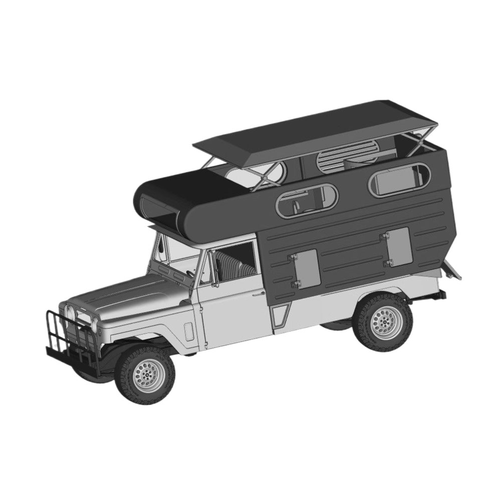 1/24 3d Print RV Compartment Refit Furnished Resin Model Kit – VAJJEXRC