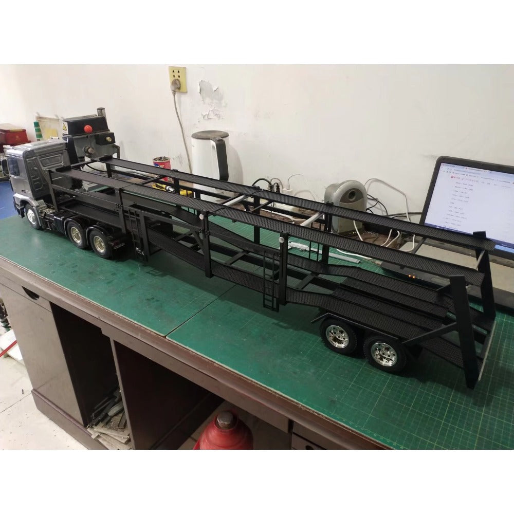 1/14 Tamiya Rc Tractor Metal Model Car Consignment Trailer – VAJJEXRC