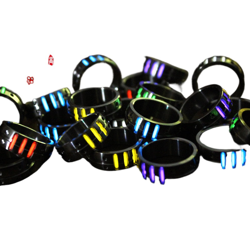 Titanium Alloy Tritium Ring Self-luminous for 25 Years – VAJJEXRC