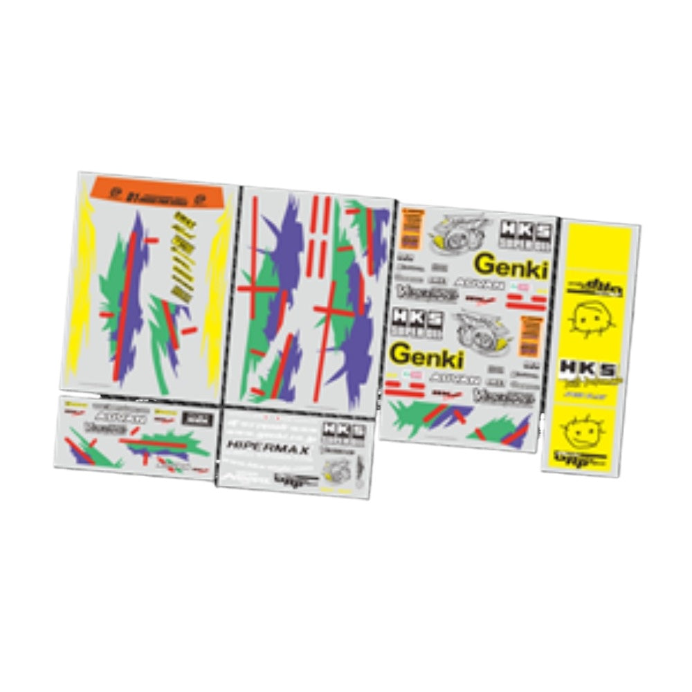 1/10 1/24 IS200 GENKI Rc Drift Car Shell Sticker Transfer Sticker SC18 ...