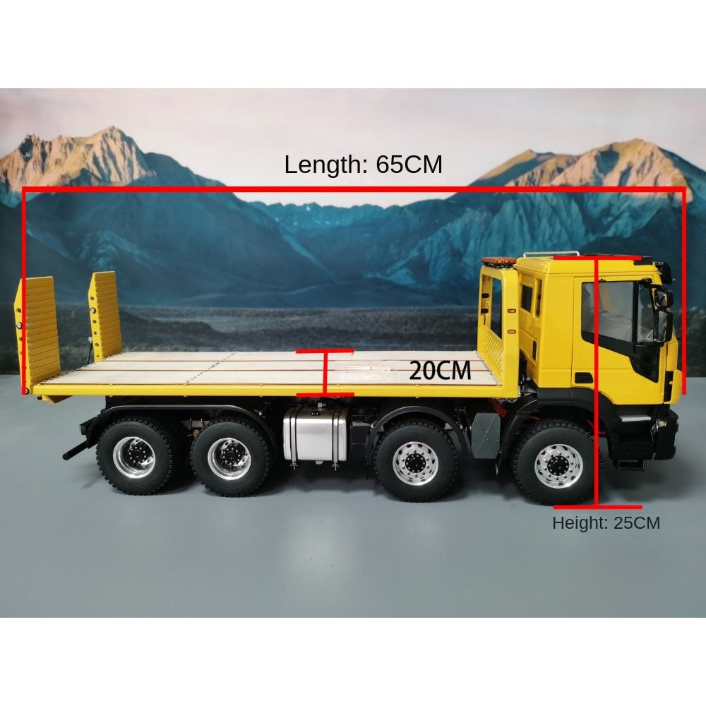 1/14 Iveco 8X4 Metal Chassis with Differential Lock Remote Control ...