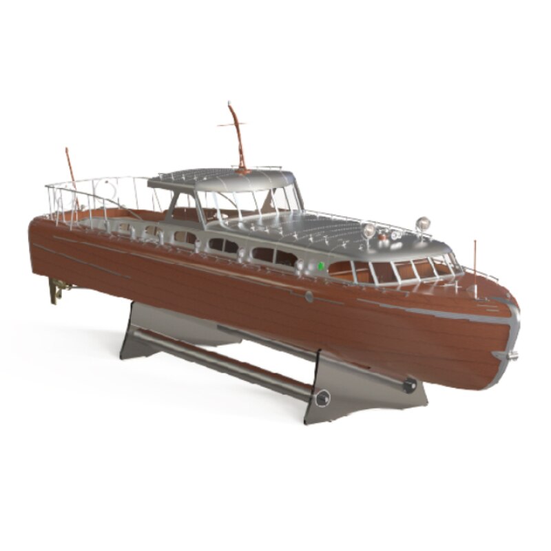 Retro Classic 1/18 Thunderbird Yacht Model Kit Manual Assembly – VAJJEXRC