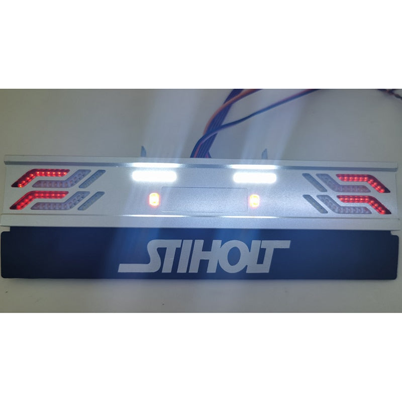 DC5V LED Metal Tail Light for 1/14 Tamiya RC Trailer Tipper Scania R620 ...