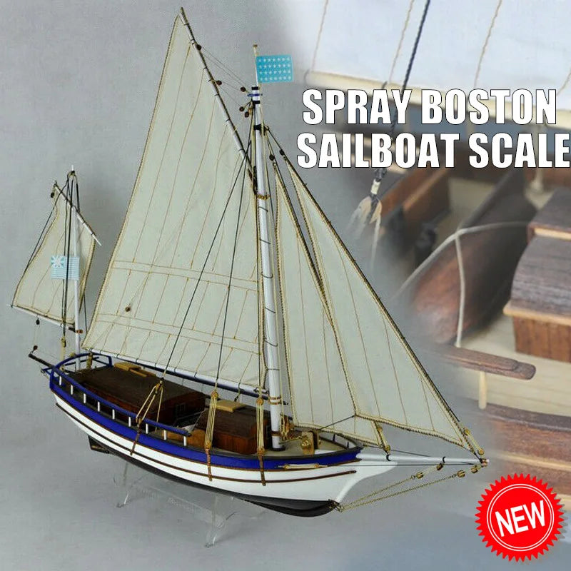 1/30 666 Mm Wood Model Ship Kit Sailing Boat DIY Model Kit – VAJJEXRC