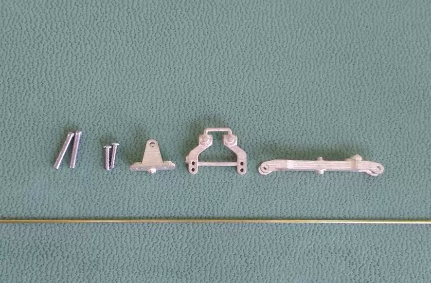 1/87 Static Model Modified RC Unpowered Steering Front Axle – VAJJEXRC