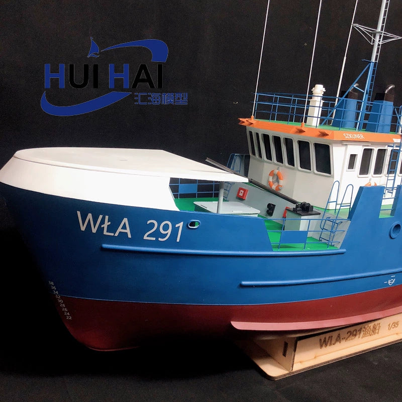 1/35 Poland WLA-291 3D printing RC fishing boat assembly plastic kit ...