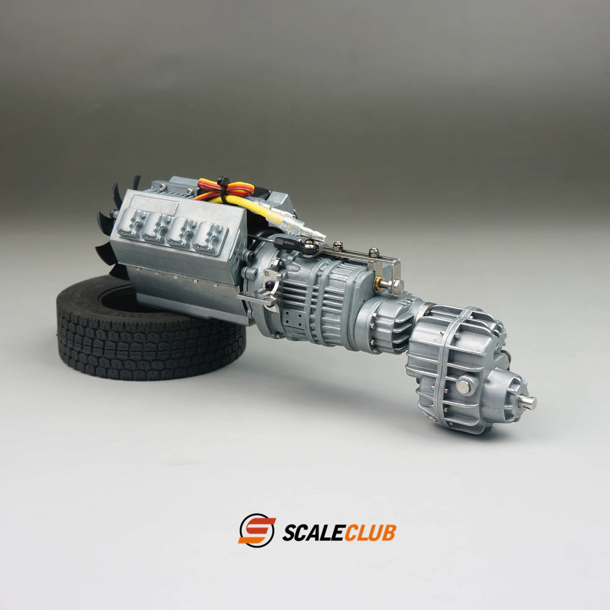 Scaleclub 1/14 Tamiya Rc Tractor Gearbox 27T Front and Rear ...