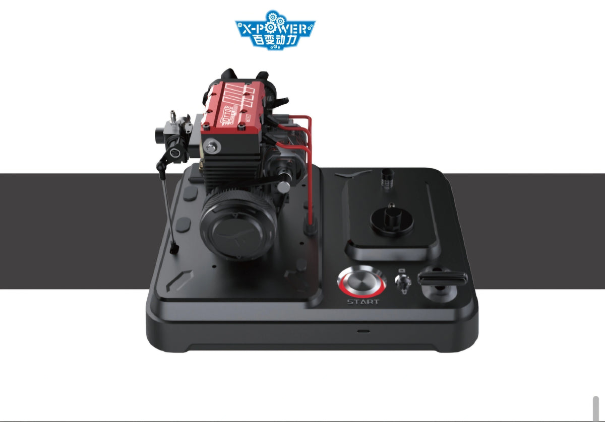 TOYAN FS-L200ACD-OT Twin-cylinder Methanol Engine Model DIY Loose Part ...