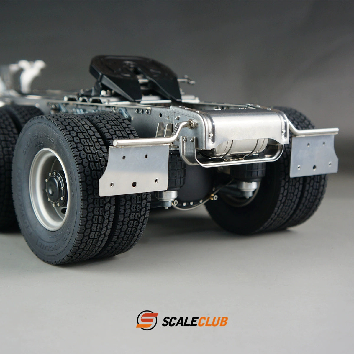 SCALECLUB 1/14 SCANIA R620 730 6x6 Stainless Steel Metal Chassis ...
