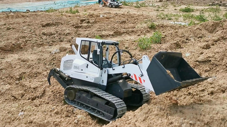 1/12 All-Metal Remote Control Hydraulic Track Loader Forklift LBH634 ...