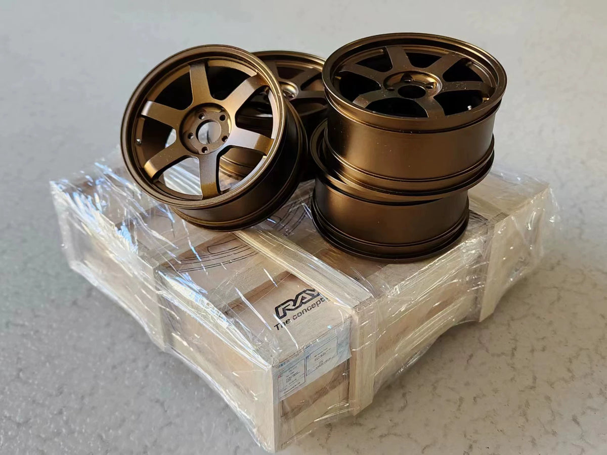 4pcs CAPO GTR R34 Bronze Metal Wheels – VAJJEXRC