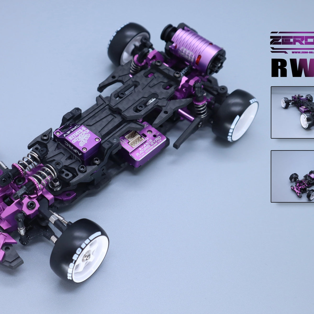 Zerorc RW00-SR 1/24 RWD Rc Drift Car Frame KIT Op Parts – VAJJEXRC