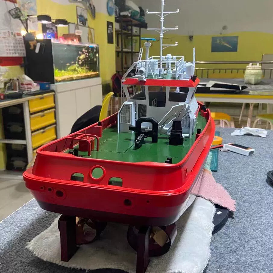3D Print 1/33 Rc Tugboat DAMEN 1907 TUG Towing Boat KIT 60cm – VAJJEXRC