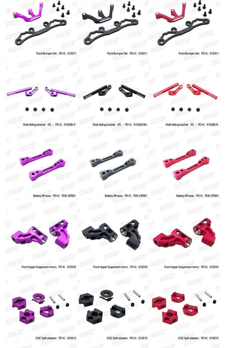 KKPIT PDK 1/10 RWD RC DRIFT CAR Ultra KIT WITH All Op Parts – VAJJEXRC