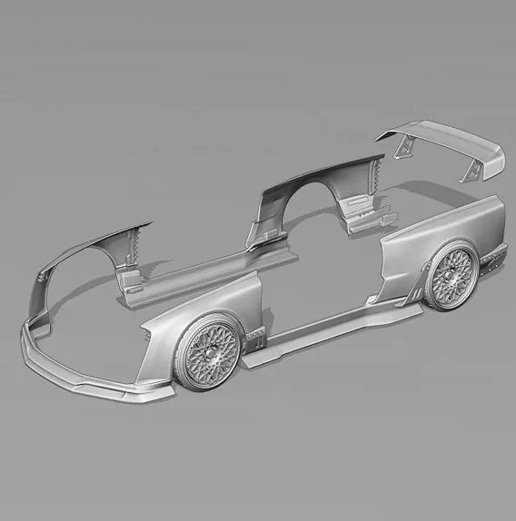 1/24 GTR R34 MIDNIGHT RC DRIFT CAR SHELL 3D PRINT OP PART FOR TAMIYA ...