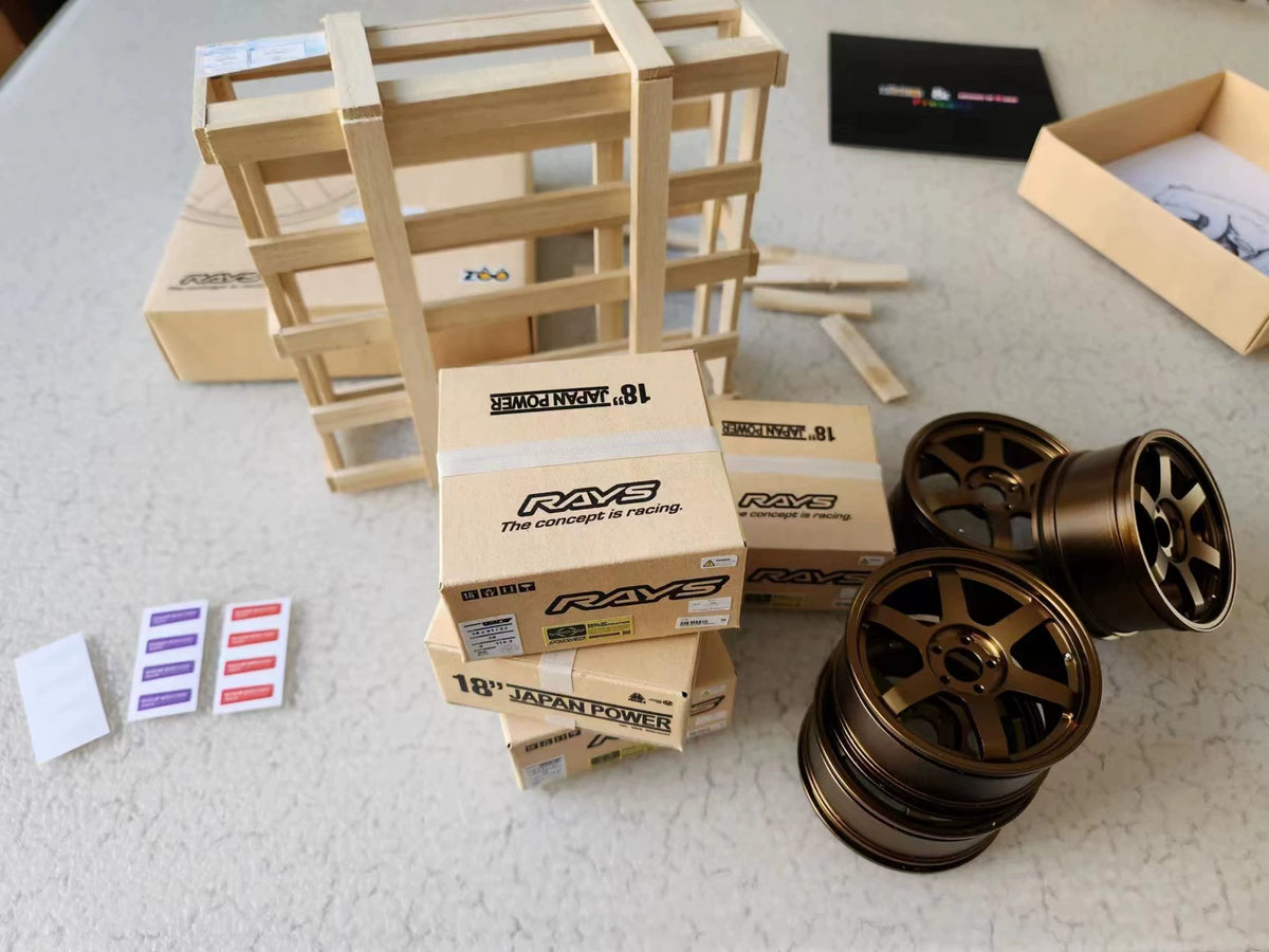 4pcs CAPO GTR R34 Bronze Metal Wheels – VAJJEXRC