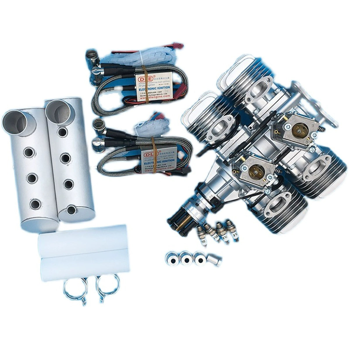 DLE 120T4 Four-cylinder Gasoline Engine 120CC for Rc Fixed-wing Aircra ...