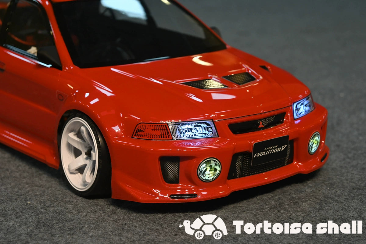 EVO5 Lancer Evolution EVO 1/10 Rc Flat Rally Drift Ca PC Car Case ...