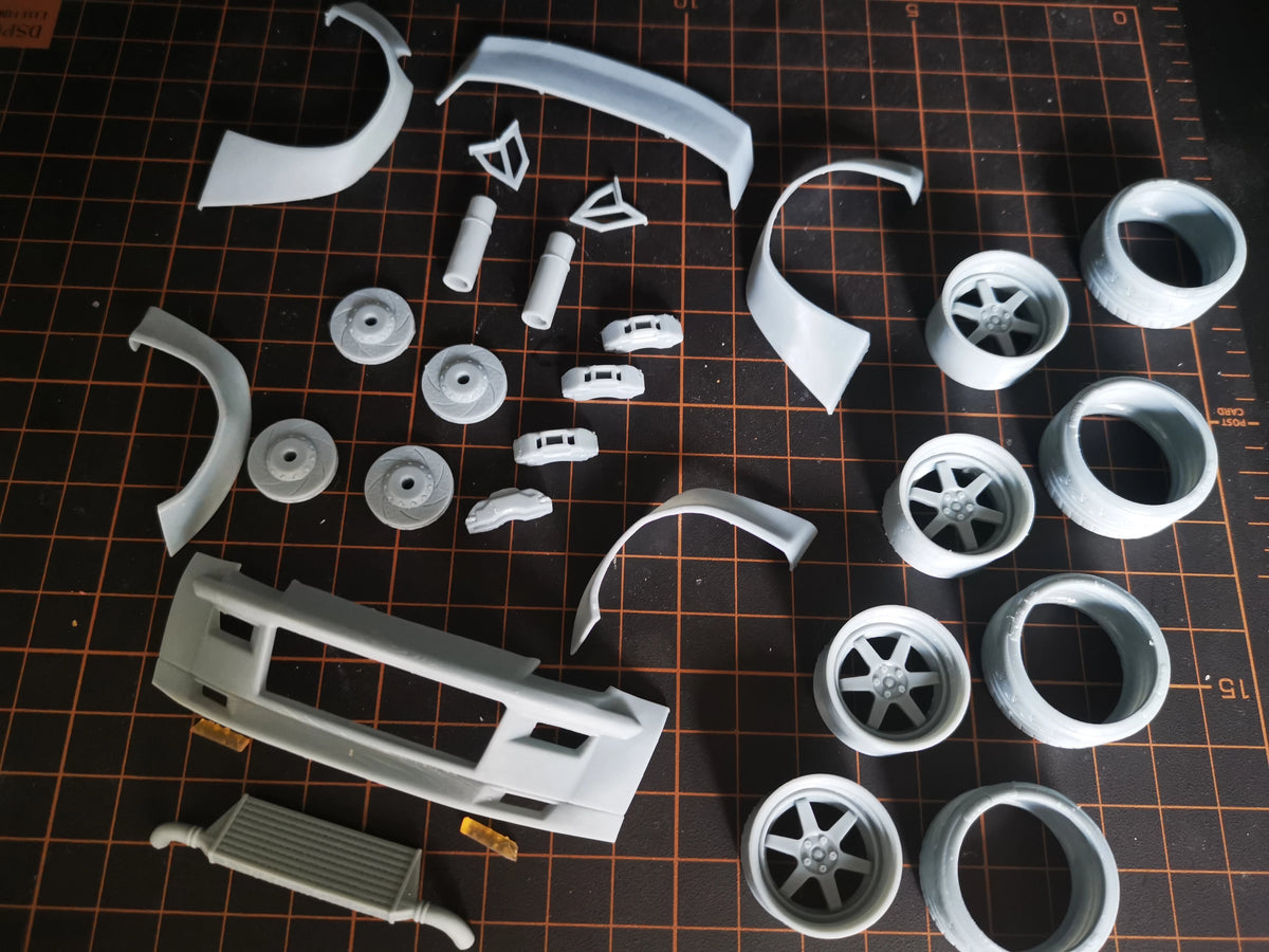 1/24 Tamiya 350Z Pandem V2 Rc Drift Car 3d Printing Retrofit Parts ...