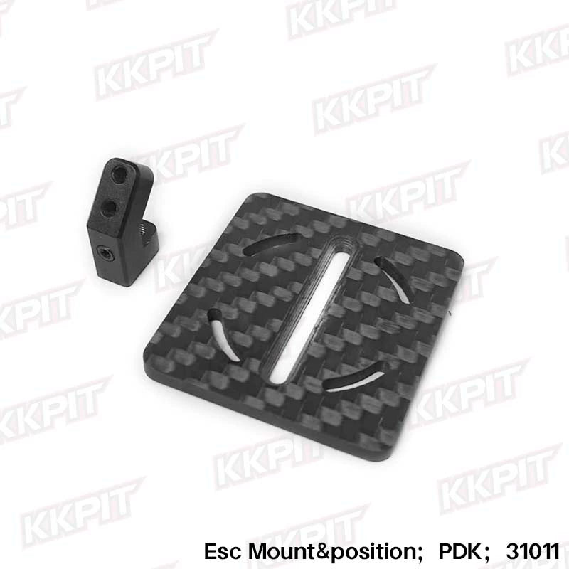 KKPIT PDK 1/10 RC RWD RC DRIFT CAR Rear ESC Mounting Bracket 31011 ...