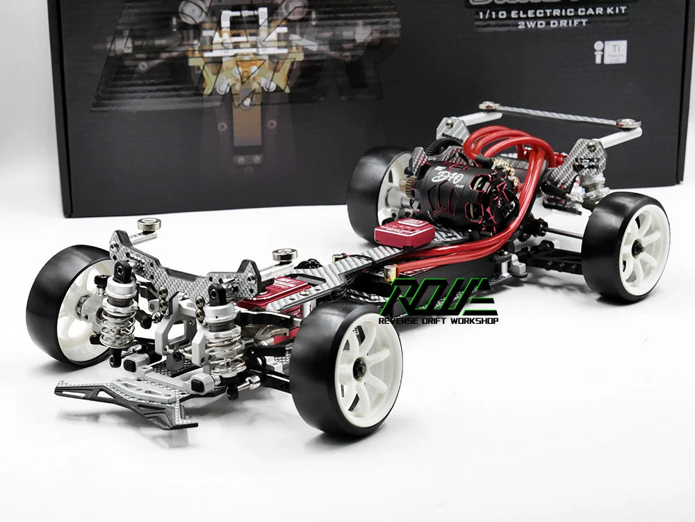BM Racing DRR01-V2 1/10 RC rwd drift frame with electronics version RTR ...