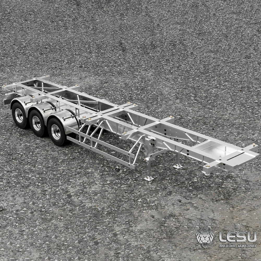 1/14 LESU Aluminum Alloy 20 Feet 40 Feet Semi-trailer Container Chassis ...