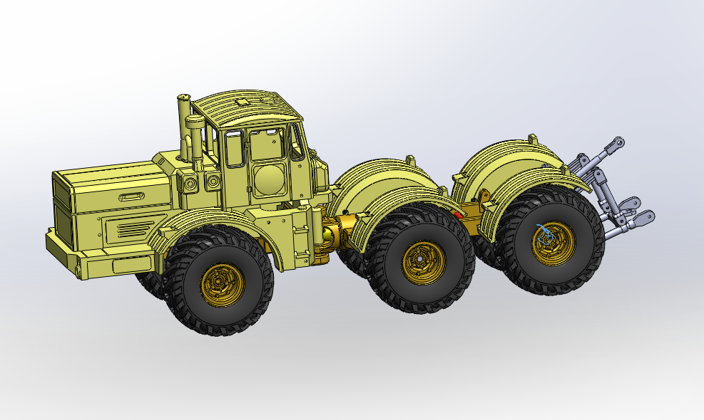 K701 1/87 HO Tractor Static Modification 6X6 DIY KIT – VAJJEXRC