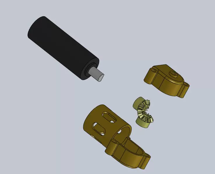 Miniature gearbox 1/87 1/72 Static modification rc – VAJJEXRC