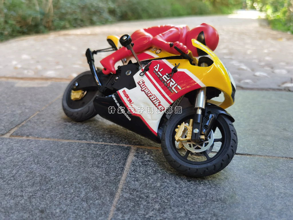 ALZRC 1/10 Remote Control Gyro Brush Motor Motorcycle RTR – VAJJEXRC
