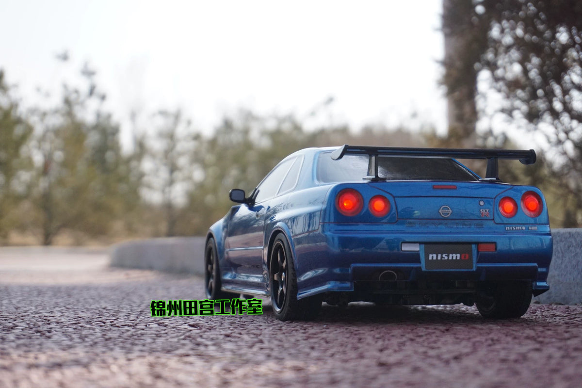 1/10 Tamiya TT02 GTR R34 Rc Drift Car with Light RTR – VAJJEXRC