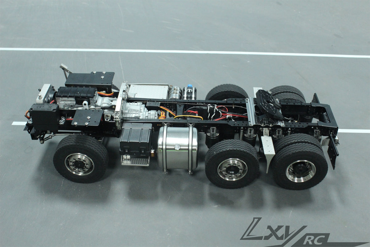 LXYRC 1/14 Tamiya Scania 770s 6X4 with Lifted Middle Axle Metal Chassis ...