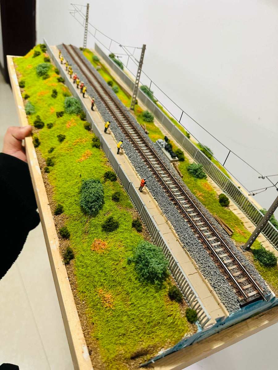 HO Scale 1:87 Train Model Sand Table 70x30CM – VAJJEXRC