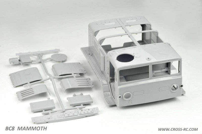 CROSSRC BC8 Rc Car Cab Body Shell Kit op Part CS-97400556 – VAJJEXRC