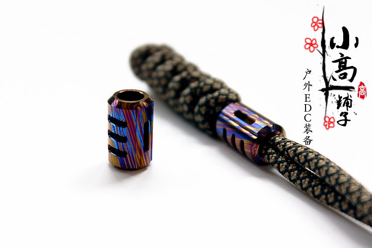 Color Titanium Alloy Tritium Tube Keychain Self-luminous for 25 Years ...