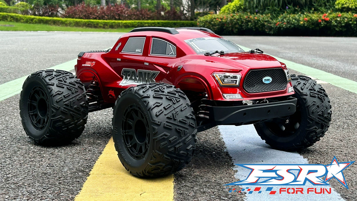 1/8 FS RACING TANK V3 RED Version RC MONSTER TRUCK 6S RTR 110KM/H ...