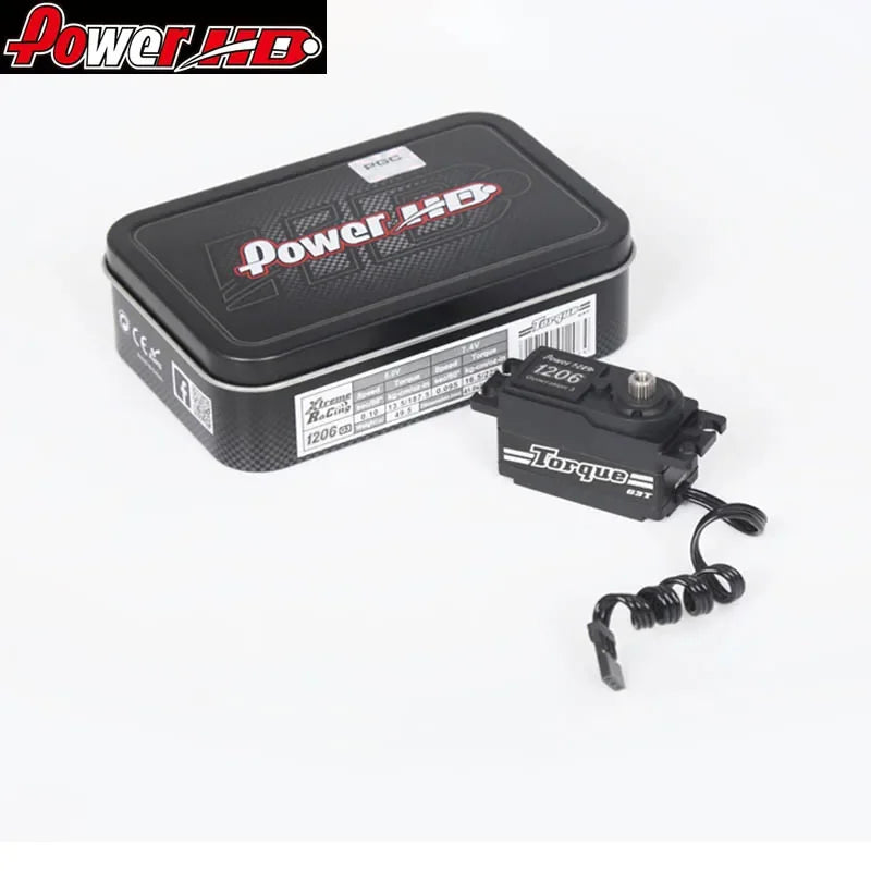 Power HD 1206 G3 Short Digital Steering Gear Servo for Rc Drift Car ...